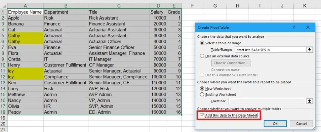 Excel Pivot Table Distinct Count To Count Unique Value 02 Access 